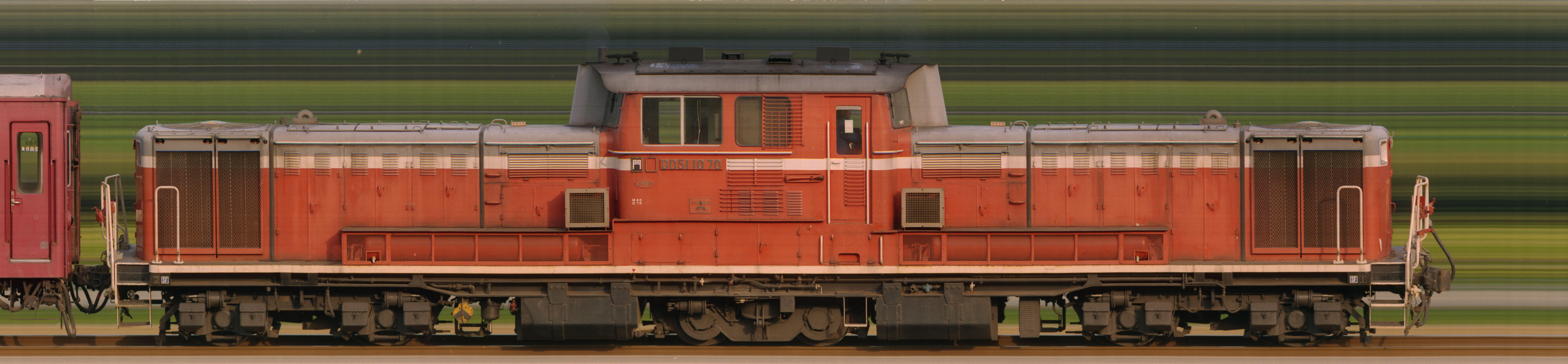 筑豊本線DD51+50系客車: 鉄道模型製作用参考写真集